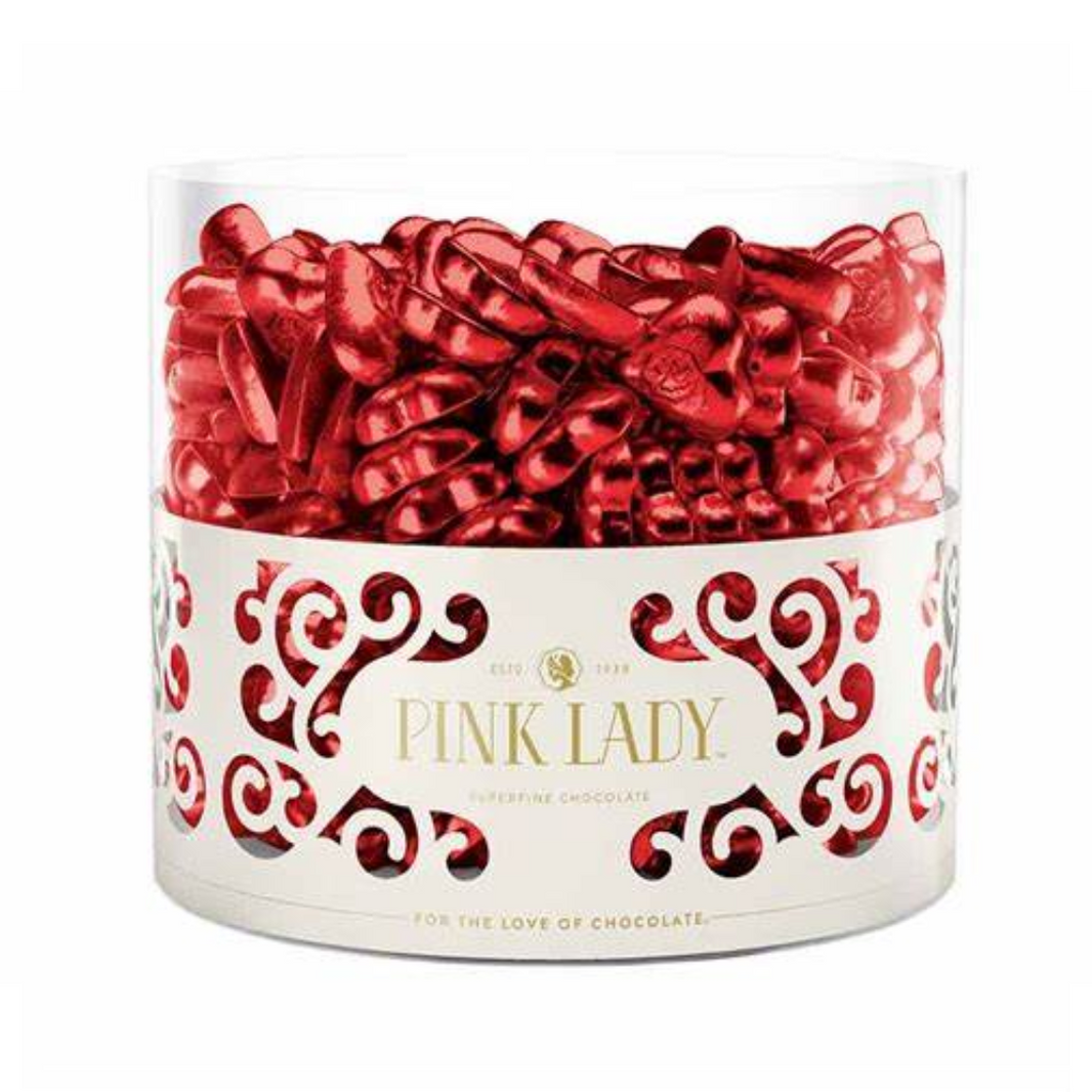 Collection of Pink Lady Heart Chocolates – Sweet As