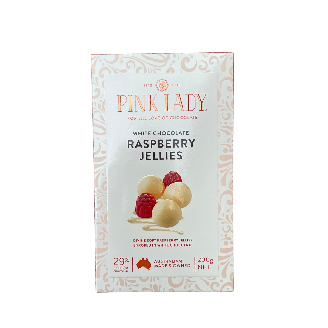 Sweet As | Pink Lady White Raspberry Jellies 200g