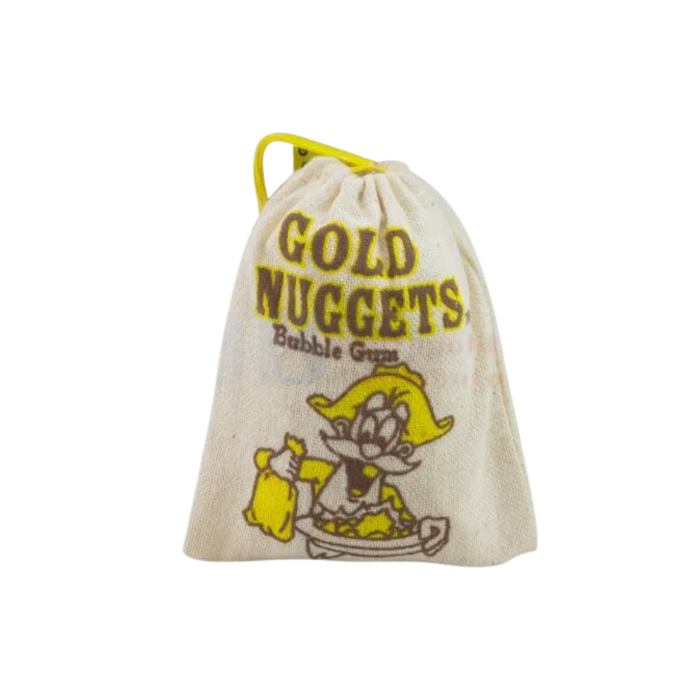 Gold Nuggets Bubble Gum - 50g – Sweet As