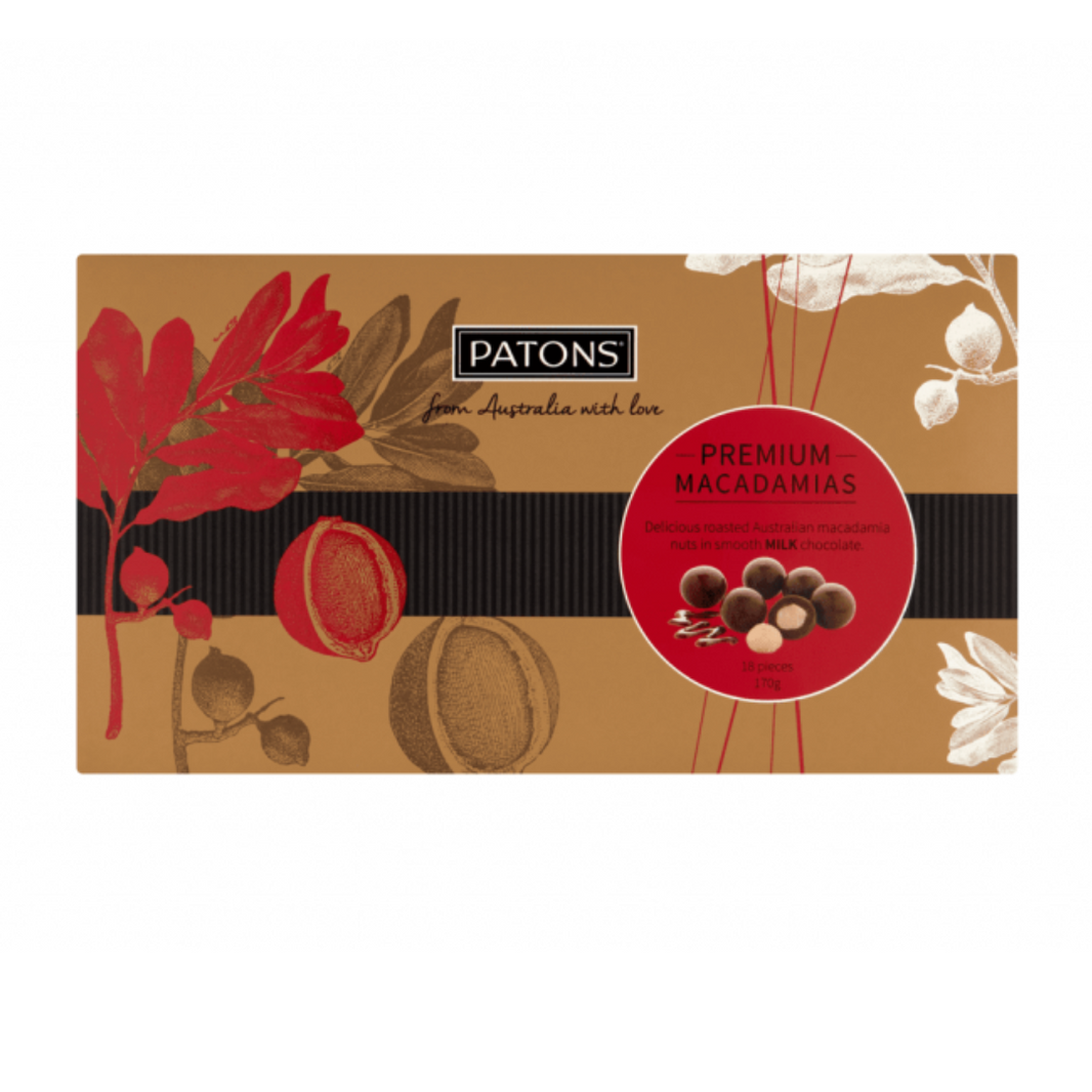 Patons Chocolate | Patons Chocolate Macadamias | Sweet As