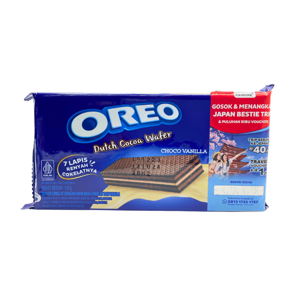 Oreo Dutch Cocoa Wafer Vanilla - 117g – Sweet As
