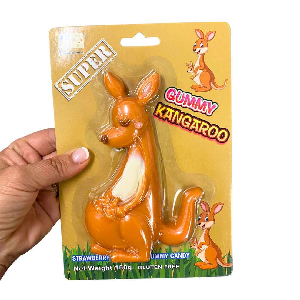 Super Sized Gummy Kangaroo 150g – Sweet As