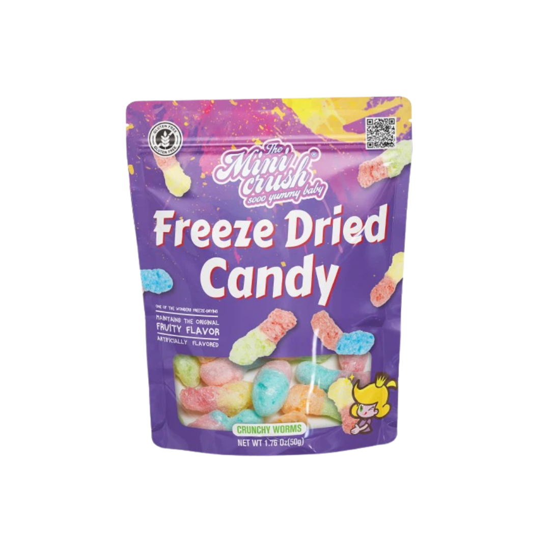 Freeze Dried Crunchy Worms 50g – Sweet As