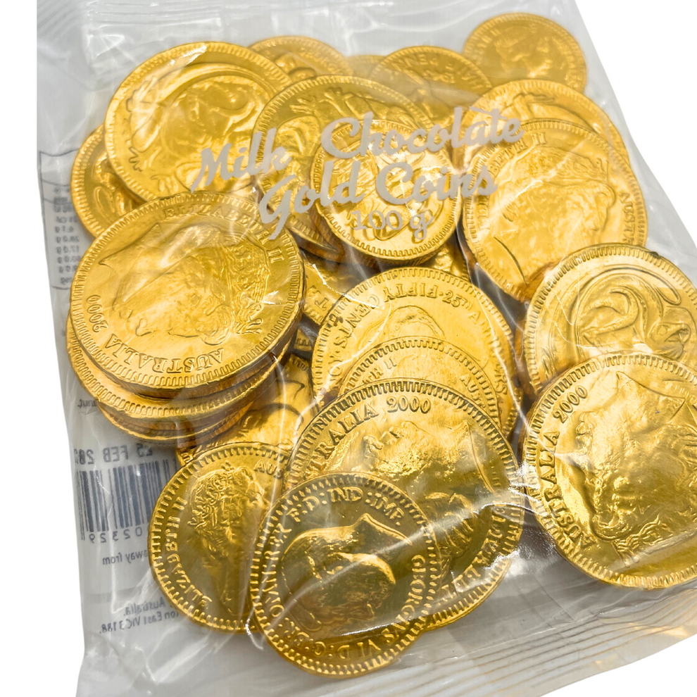 Milk Chocolate Gold Coins -100g – Sweet As